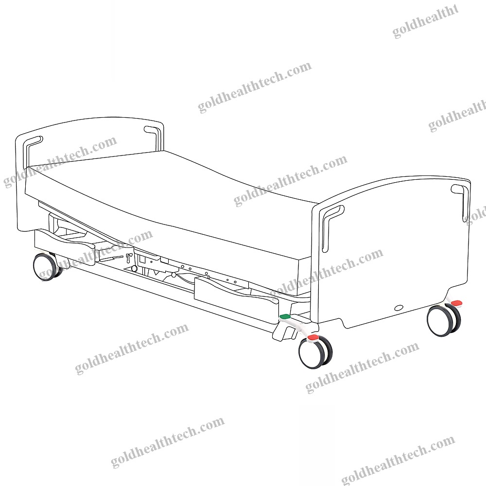 Hospital Bed Wheel | Gold Health Tech